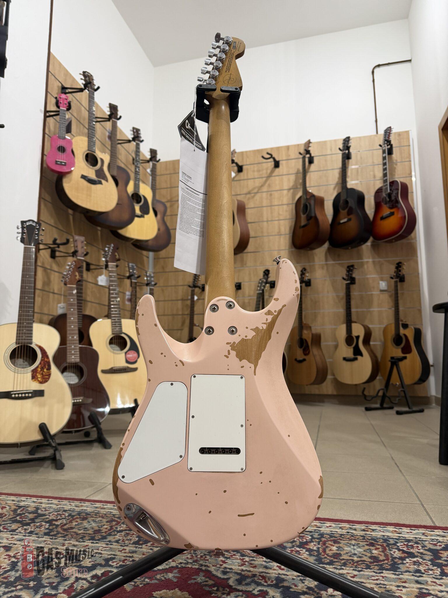 Charvel Pro-Mod Signature Rick Graham DK24 2PT CM, Worn Shell Pink ...